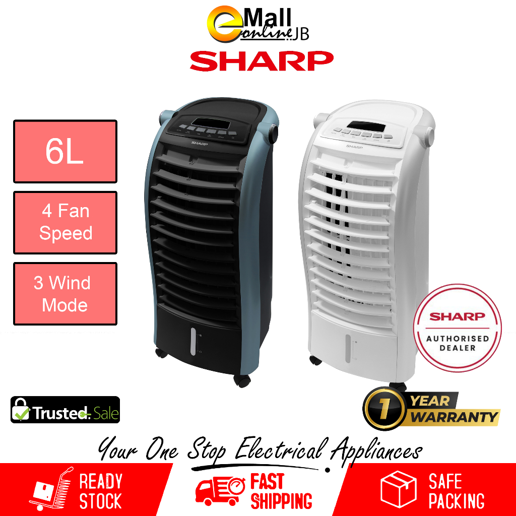 Sharp Air Cooler PJA36TVW (White) | PJA36TVB (Black) | PJA36 (Random ...