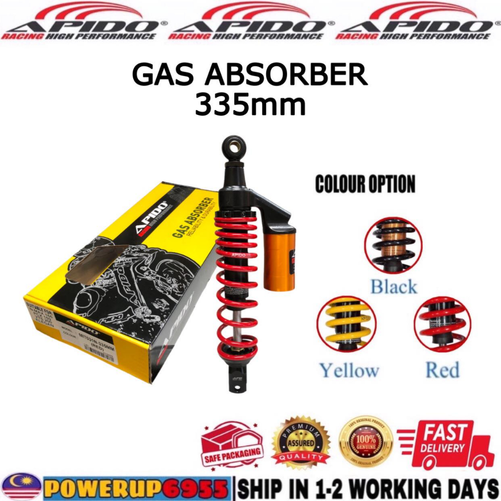 NMAX 155 PCX 150 VTS200 ELEGAN APIDO GAS TANK ABSORBER MONOSHOCK APIDO ...