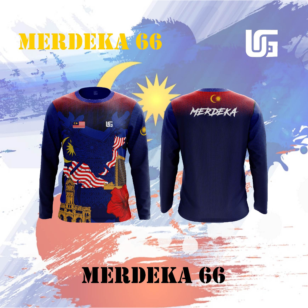 Merdeka_Malaysia T-shirt Microfiber Readystok | Shopee Malaysia