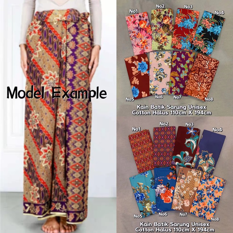 💥 Kain Batik Jawa | Kain Batik Sarong | Siap Jahit | Ready-Made ...