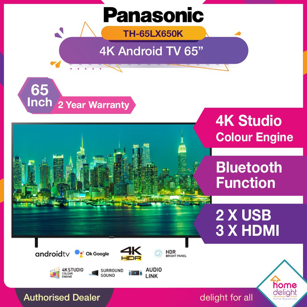 Panasonic 4K Android Smart LED TV 65 Inch TH-65LX650K | Shopee Malaysia