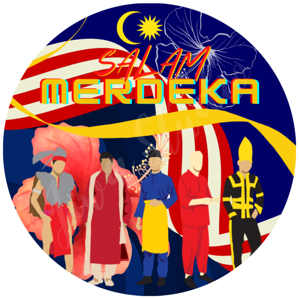 Hand Fan Emoji with Pen Hari Kemerdekaan | Doorgift | Souvenir ...