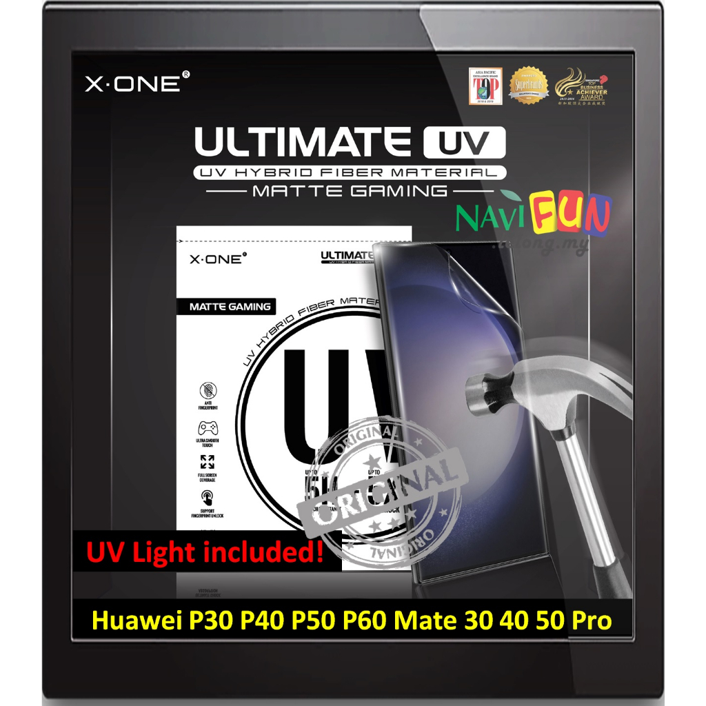 [Huawei Pura 70 P30 P40 P50 P60 Mate 30 40 50 Pro Plus ][Matte UV Polymer film] X-One Ultimate ...