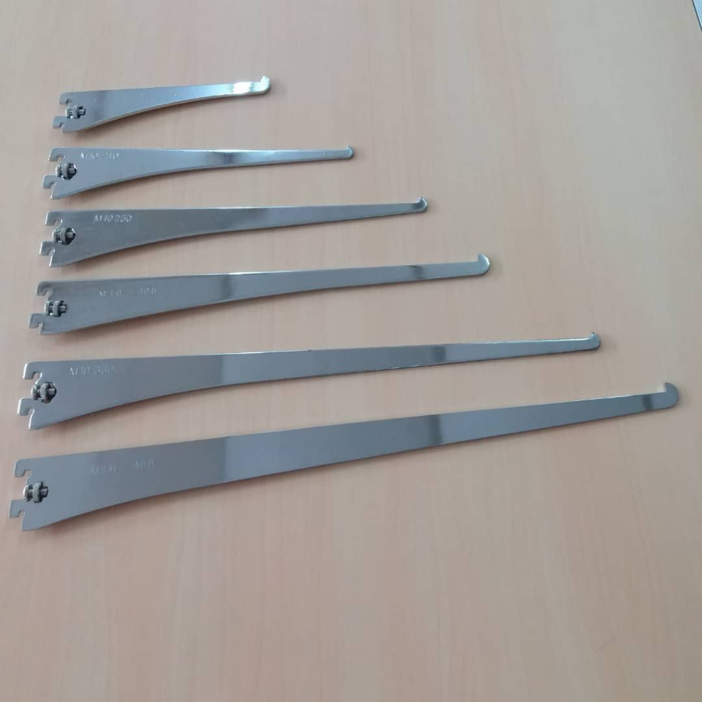 SHELVES BRACKET (CHROME)/ GLASS SHELVES BRACKET/ ADJUSTABLE SHELVES ...