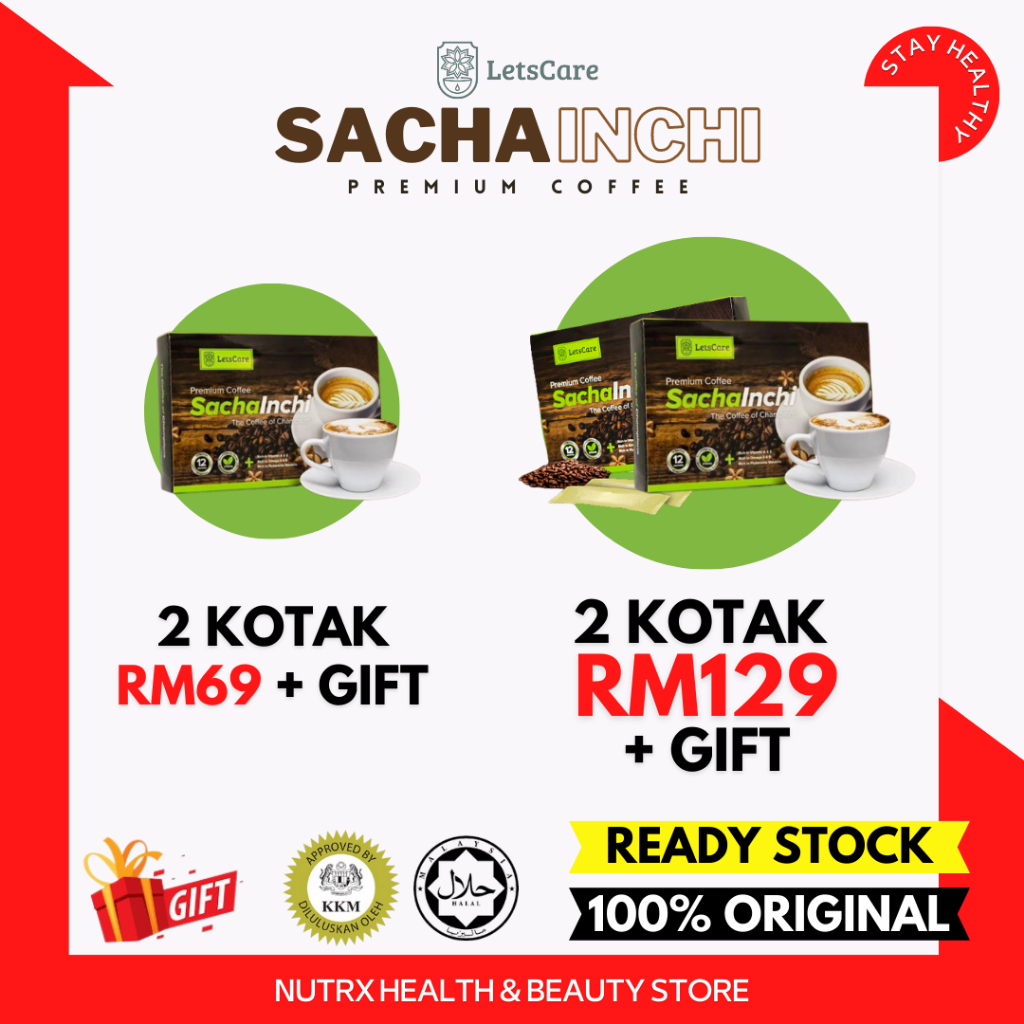 LetsCare Sacha Inchi Coffee Original HQ | Shopee Malaysia
