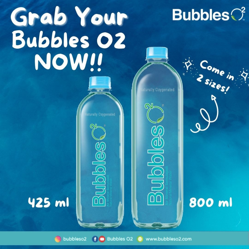 [READY STOCK] Bubbles O2 Air Mineral (425ml/800ml) | Shopee Malaysia