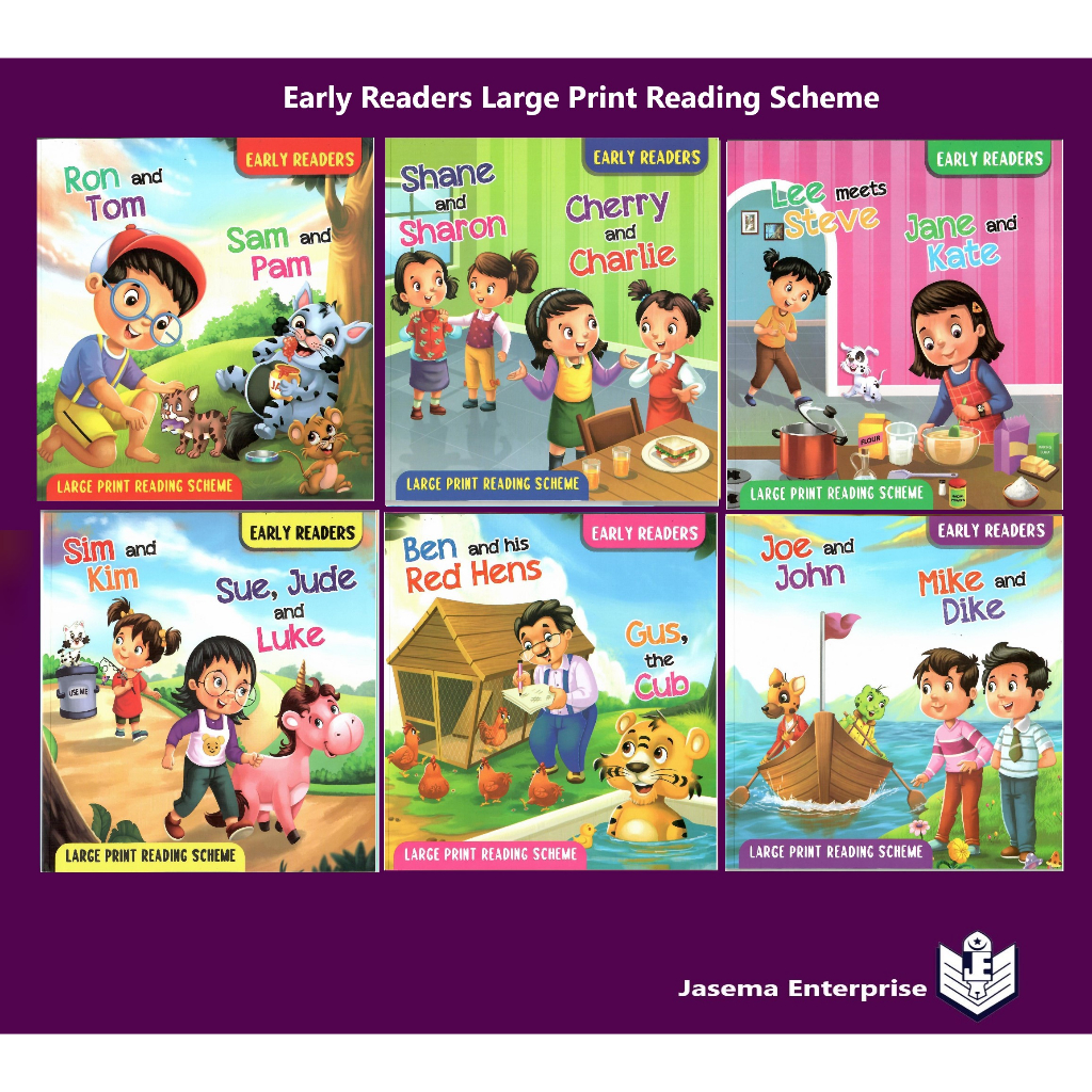 Early Readers Large Print Reading Scheme Story Book | Shopee Malaysia