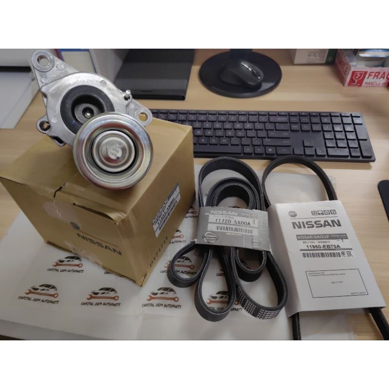 Nissan Navara D40 D23 NP300 NV350 Urvan E26 FAN BELT TENSIONER MADE IN ...