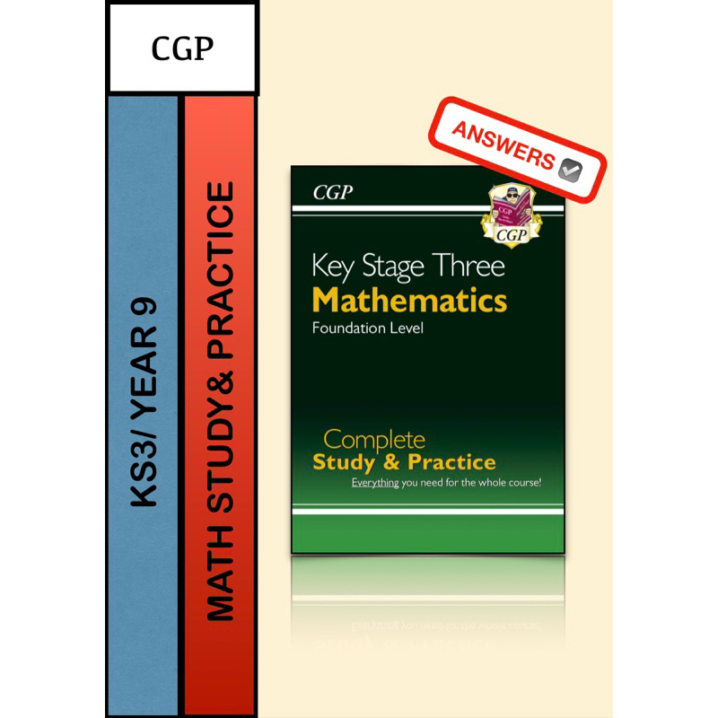 (PRINTED BOOK) KS3 Year 9 CGP Mathematics Complete Study& Practice ...
