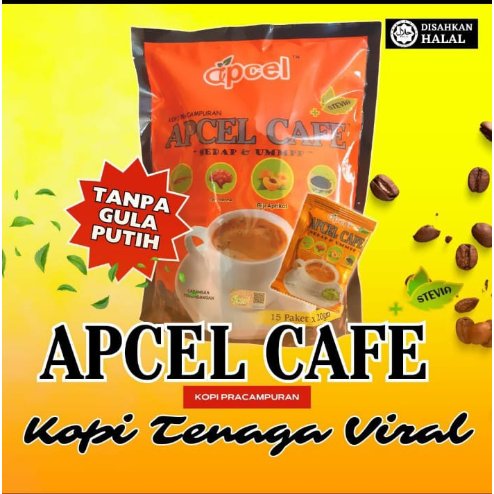 APCEL CAFE STEVIA 100% BEBAS GULA | Shopee Malaysia