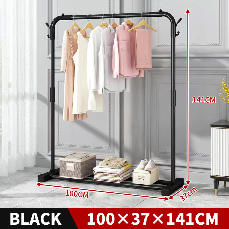 Single Pole Garment Rack Single Pole Clothes Hanging Rack Rak Pakaian ...