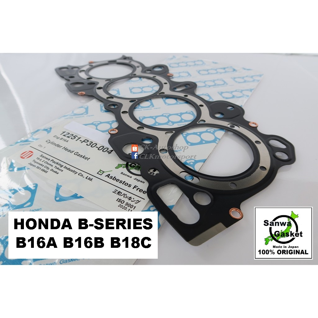SANWA Japan Metal Head Gasket HONDA DOHC VTEC B16A B16B Type R B18C EF9 EG6 EK4 EK9 Civic SiR ...
