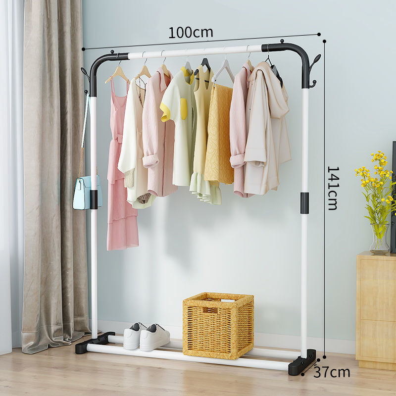 Clothes Hanger & Drying Racks Single Pole Clothes Hanging Rack ...