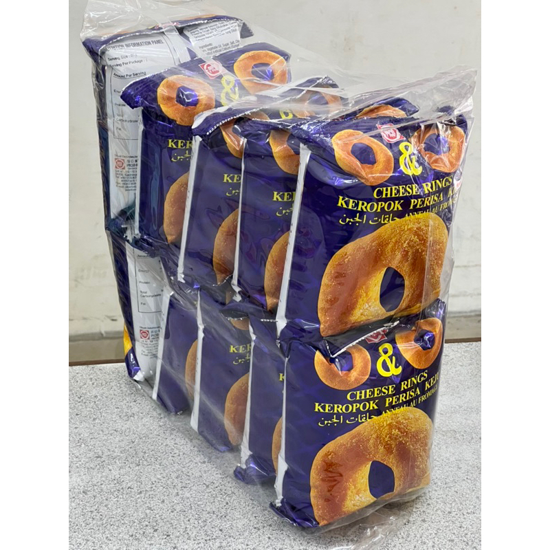 (60g x 10’s) Pico O&O Cheese Rings Keropok Snacks Makanan Ringan Halal ...