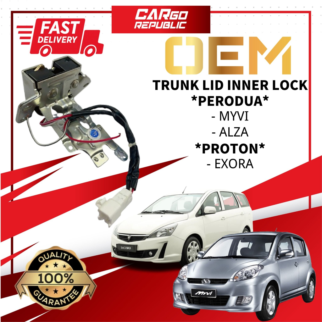 Trunk Lid Inner Lock Perodua Myvi , Alza , Proton Exora 100% Original ...