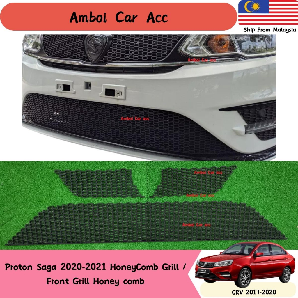 Proton Saga 2020-2021 HoneyComb Grill / Front Grill Honey comb | Shopee ...