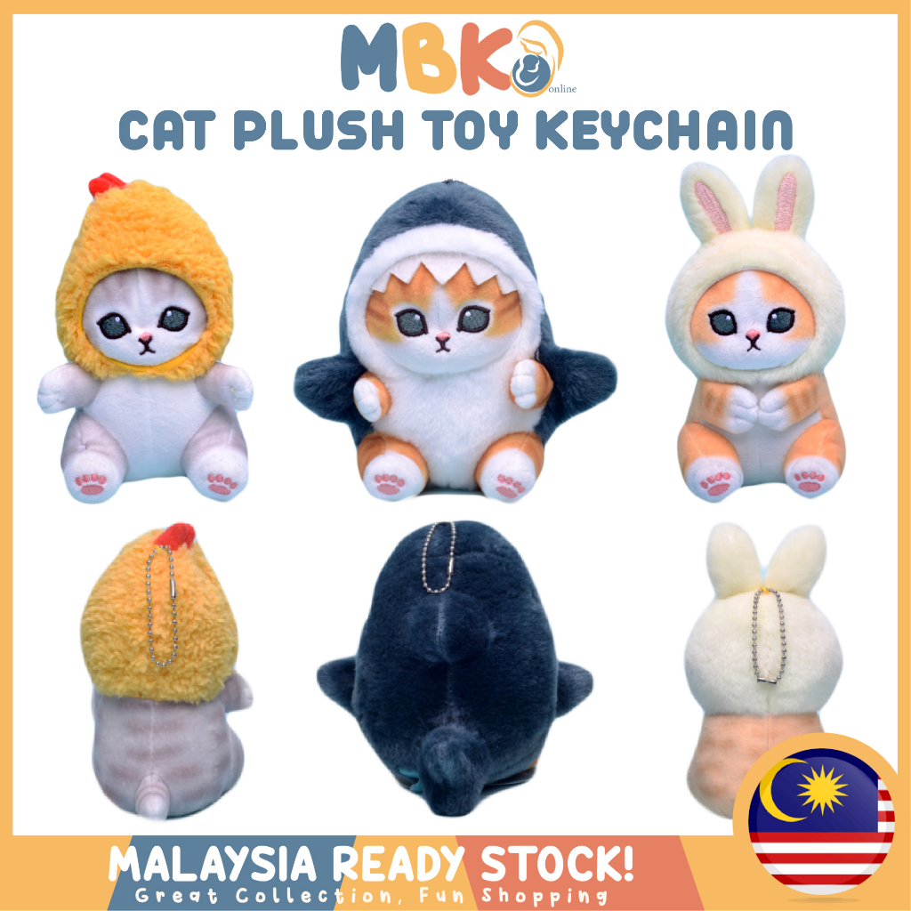 Cute Shark Cat Plush Toy Doll Gift for Kids Kawaii Stuffed Toy Hug ...