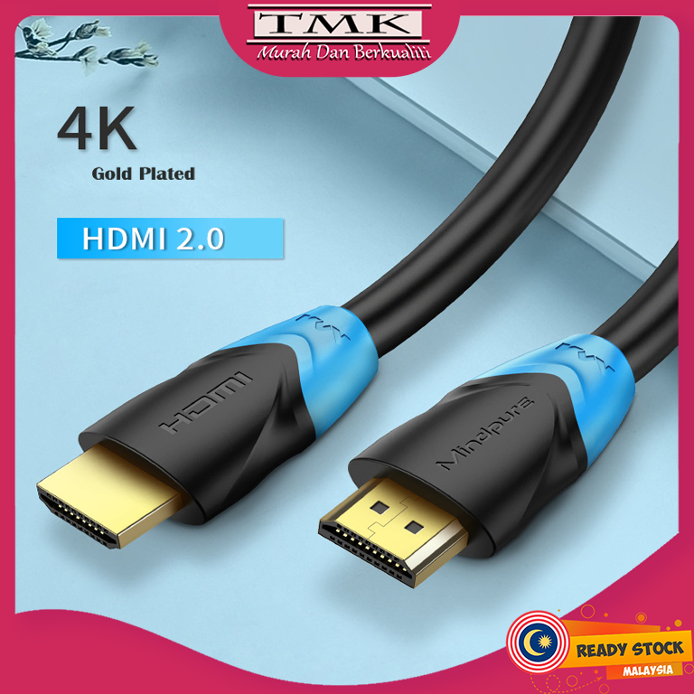 Premium HDMI Cable 2.0 High Speed 18Gbps 4K 3D 1080P for HDTV Bluray ...