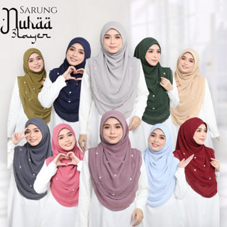 𝗣𝗢𝗦𝗧 𝗧𝗢𝗗𝗔𝗬 Size L XL 2XL Tudung Sarung Nuhaa 3 Layer Tudung Sarung Sofea Rose Tudung Raya ...