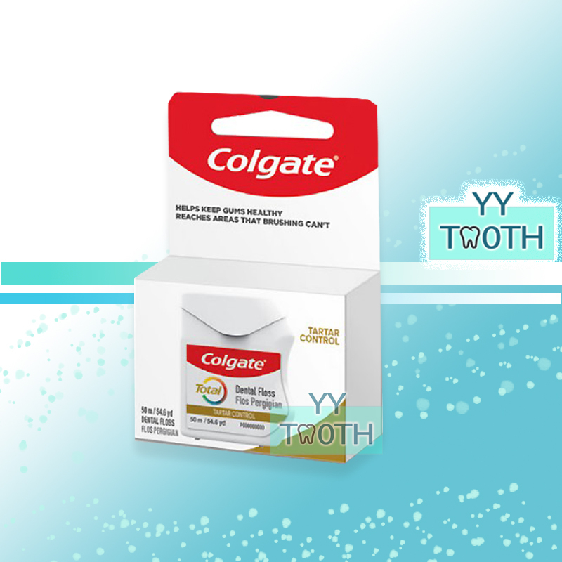 D9B Colgate Dental Floss 50m floss celah gigi teeth floss 牙签线 EXP APR ...
