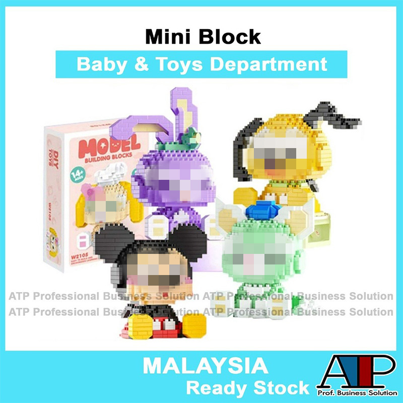 Toy🪅 Mini Block DIY Character Model Building Blocks Nano block Cartoon Toy＃积木＃模型 | Shopee Malaysia