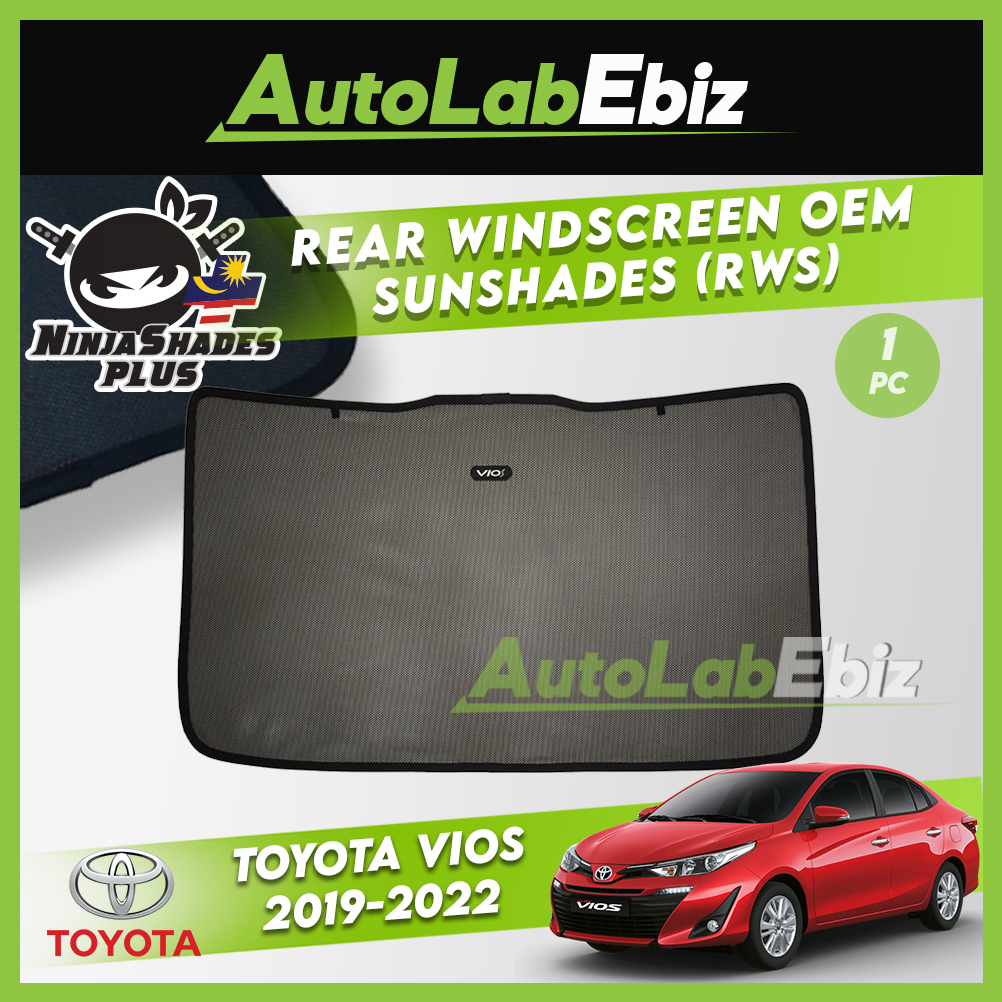 Toyota Vios 2019-2022 NinjaShades Plus Rear Windscreen OEM Sunshades ...