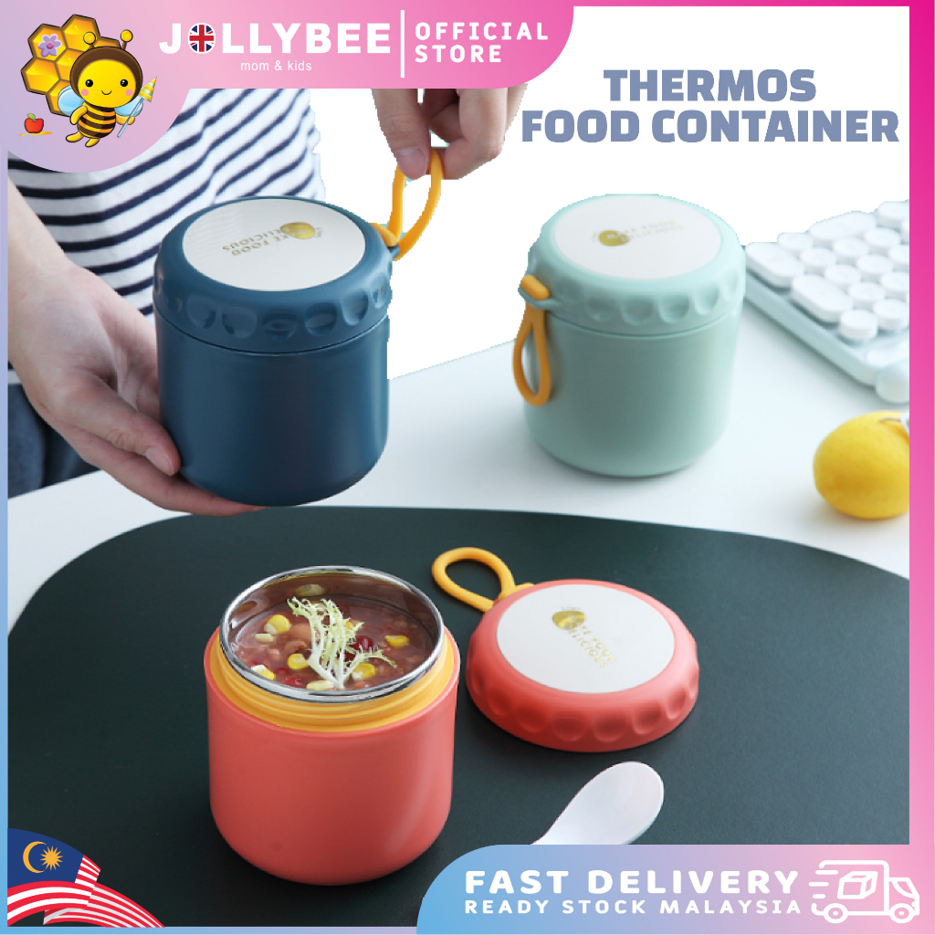 400ML Baby Food Jar Thermos Soup Porridge Warmer Food Container 304 ...