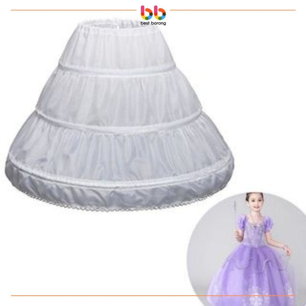 Baby Girl Skirt Petticoat Kids Underskirt Slip Crinoline Gown Wedding ...