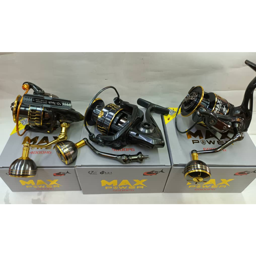 G--TECH MAX POWER SW FISHING REEL (SALTWATER) | Shopee Malaysia