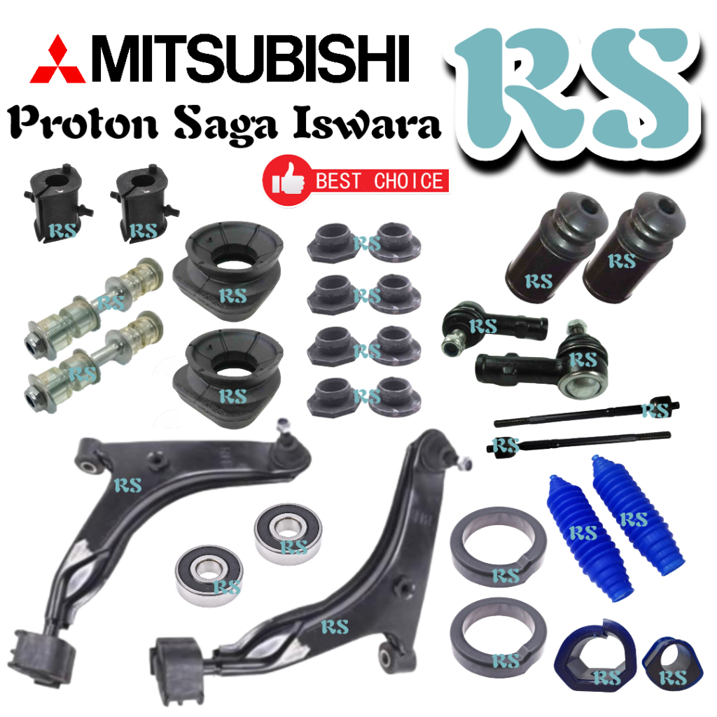 30 Item Combo Set FRONT Suspension Part Proton Saga Iswara Lower Arm ...