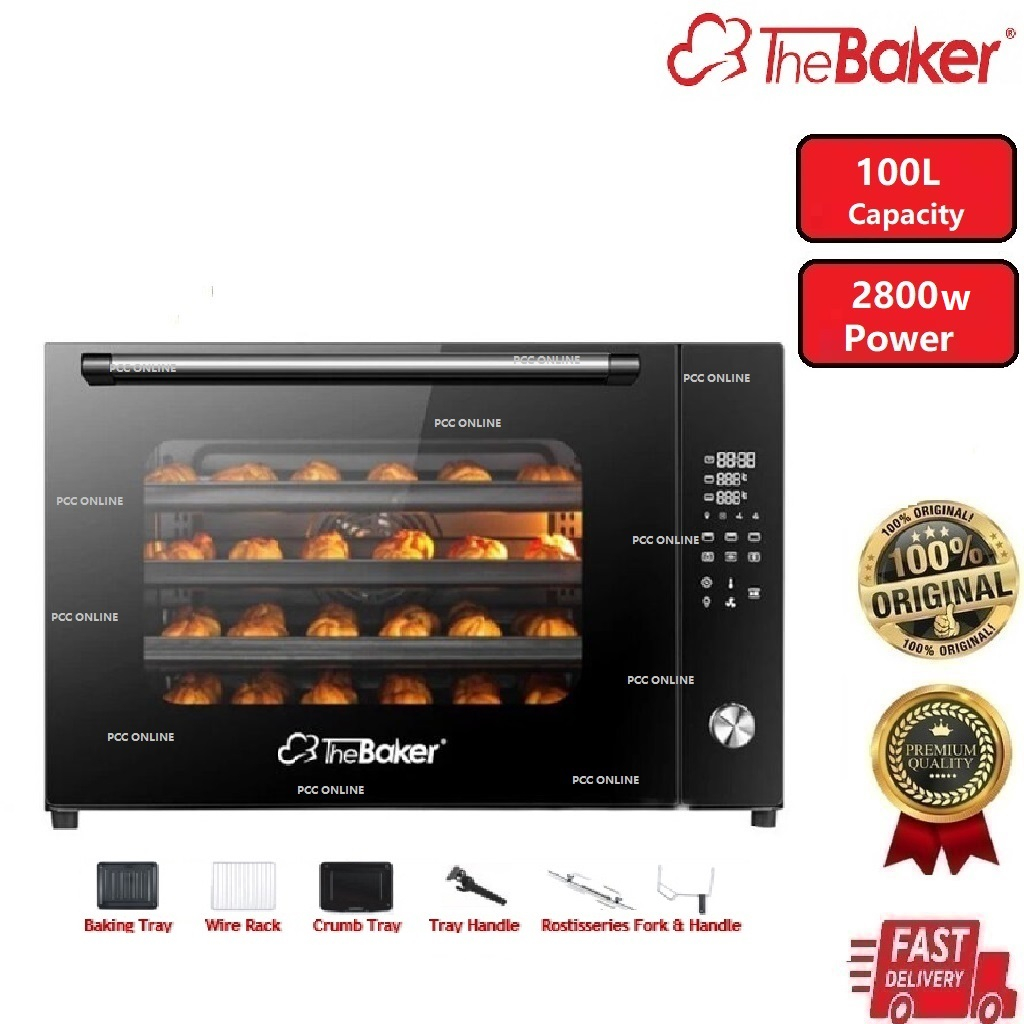 The Baker ESM-100DG Electric Oven Digital 100L (2800w) | Shopee Malaysia