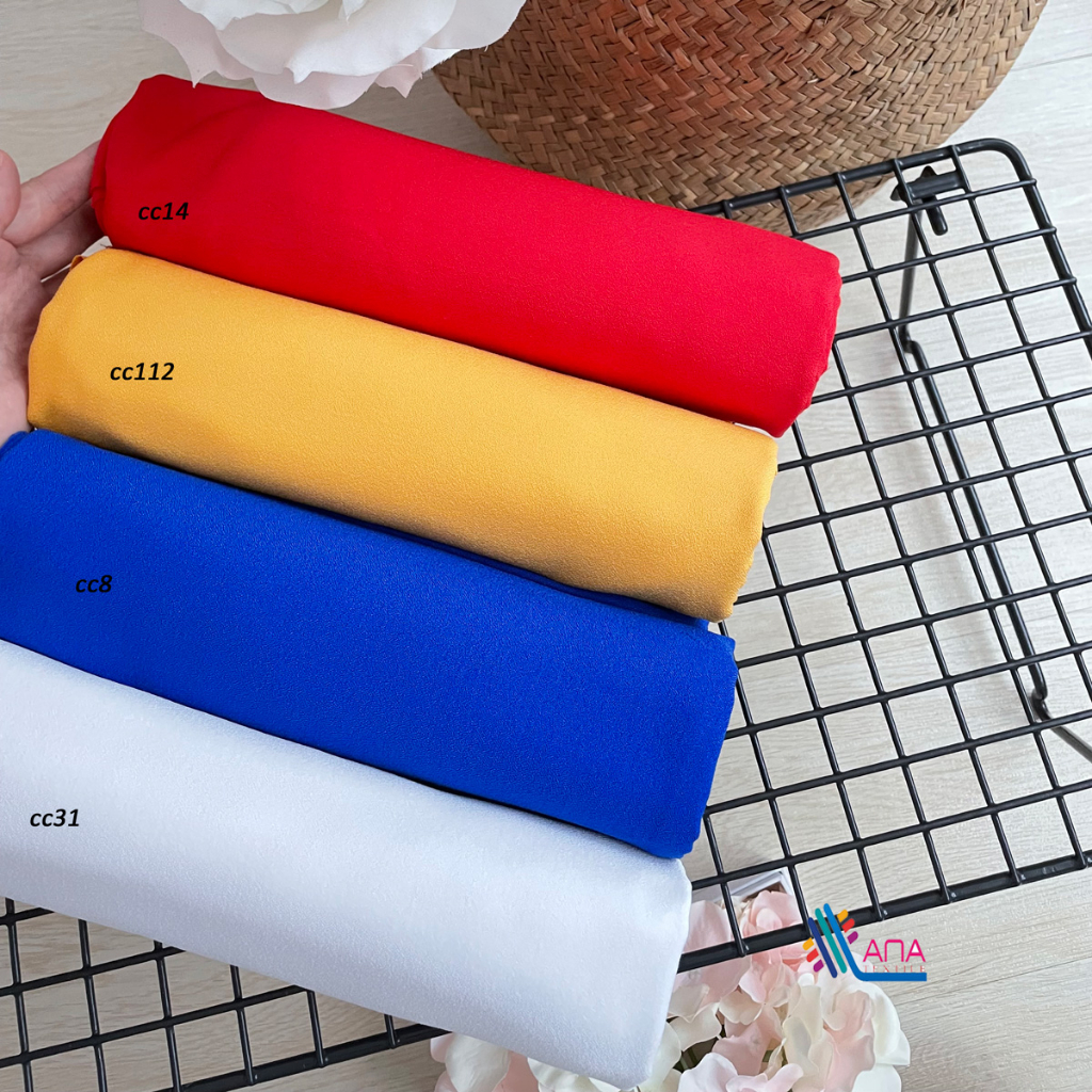 Set 4m Kain Pasang Tema Merdeka Premium Heavy Como Crepe Bidang 58 Ana Textile | Shopee Malaysia