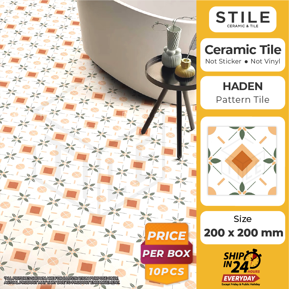 [REAL TILE] 10 PCS HADEN MOSAIC TILES/MOZEK/CERAMIC TILES/MOZEK DAPUR ...