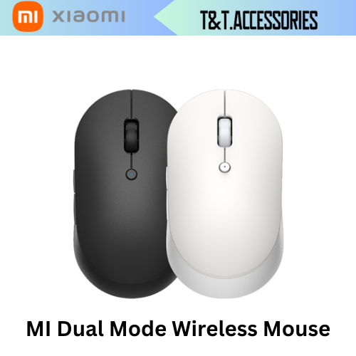 Xiaomi Mi Dual Mode Wireless Mouse Silent Edition Bluetooth 2.4 GHz ...