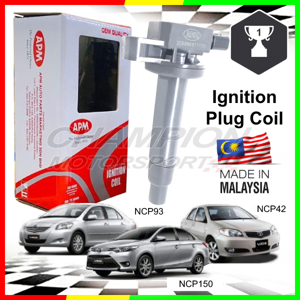 APM Ignition Plug Coil Perodua Kelisa Kenari Viva 22448-IC68868PER02 ...