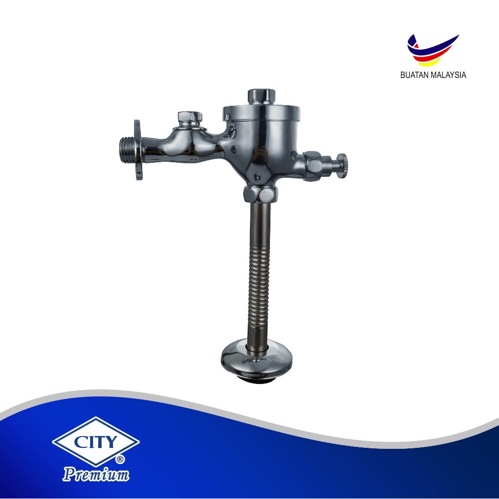 (CITY) Stainless Steel Press Urinal Flush Valve | Shopee Malaysia