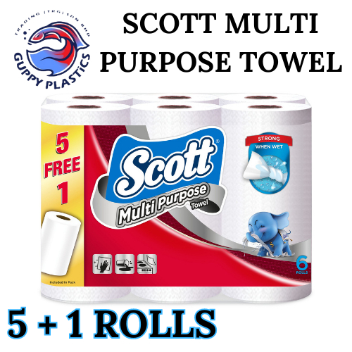 SCOTT MULTI PURPOSE KITCHEN TOWEL (50'SHEETS X 6 ROLL) / SCOTT KITCHEN ...