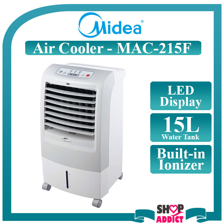 Midea Air Cooler Penyejuk Udara Humidifier 15L with LED Display MAC ...