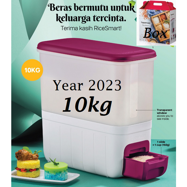 Tupperware Rice Smart Rice Smart Dispenser 10.0kg | Shopee Malaysia