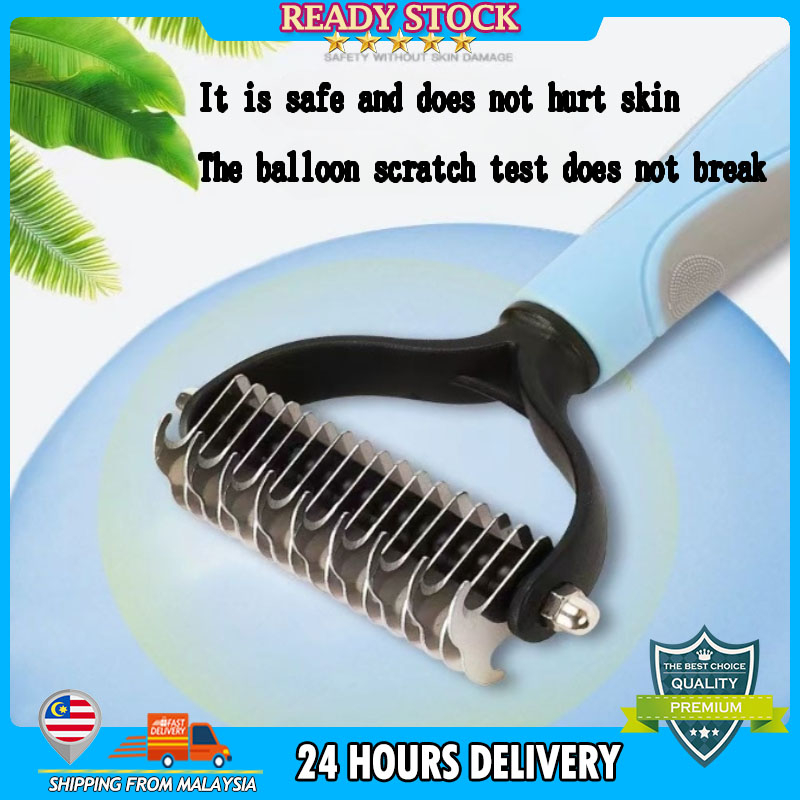 Pet Open Knot Comb Stainless Pet Grooming Tool for Dog and Cat | Shopee ...
