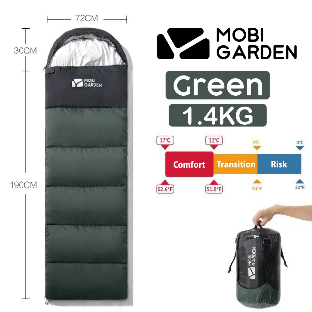 Mobi Garden Camping Sleeping Bag tebal Outdoor Camping pad beg tidur ...