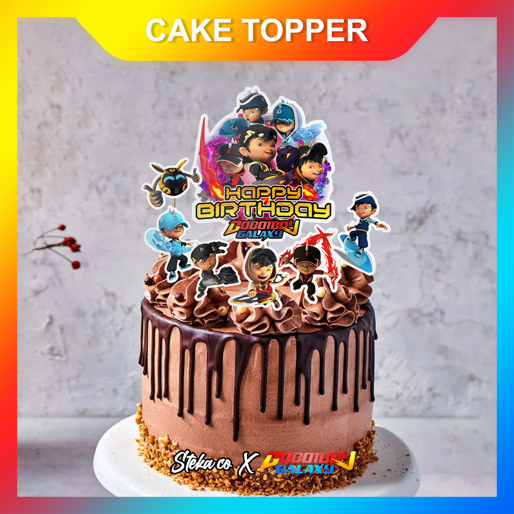 Boboiboy Galaxy Cake Topper [ Code: CT-BBOY-001 ] | Shopee Malaysia