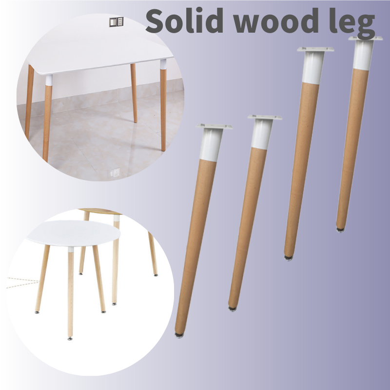 kaki meja DIY table leg eames solid wood 70cm spare parts tinggi meja ...