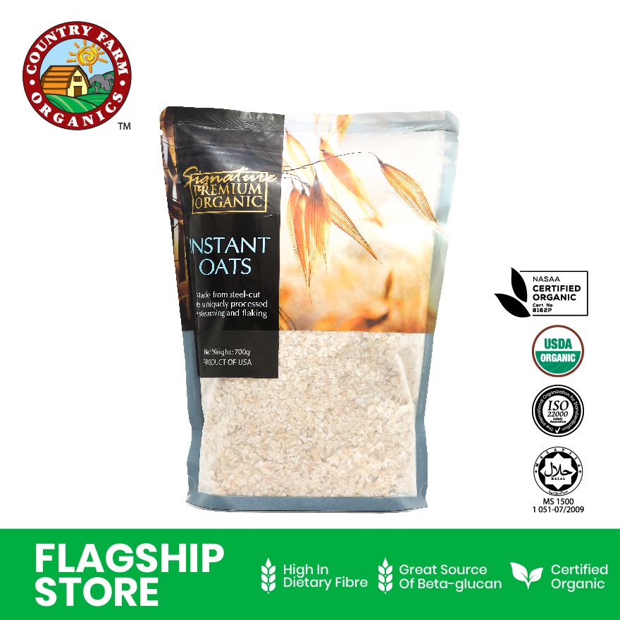 Country Farm Organics Signature Premium Organic Instant Rolled Oats ...