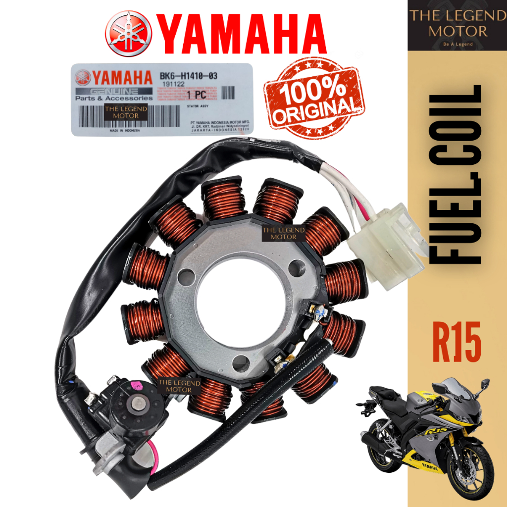 R15 R 15 BK6 FUEL COIL MAGNET KOIL STARTER STATER STARTOR COMP FIELD ...