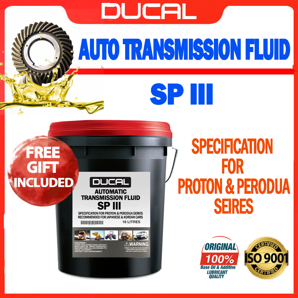 DUCAL AUTO TRANSMISSION FLUID SP III/SP3 (18L) FOR PROTON & PERODUA ...