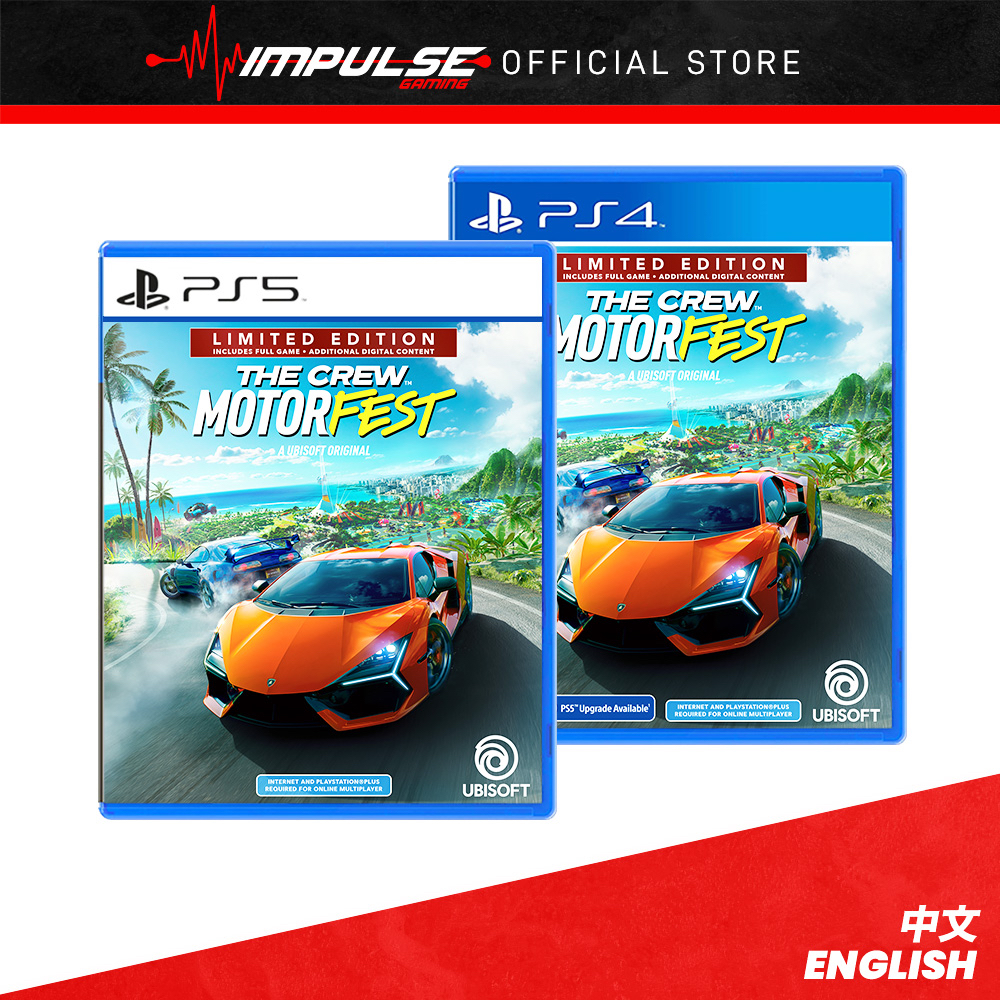 PS4/PS5 The Crew Motorfest Chi/Eng Version 飆酷車神: 動力慶典 中英文版 | Shopee ...