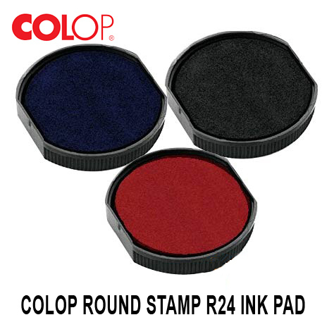 INK PAD GANTI COLOP ROUND STAMP R24 UNTUK COP GURU,JAWATAN,KAKI TGN ...