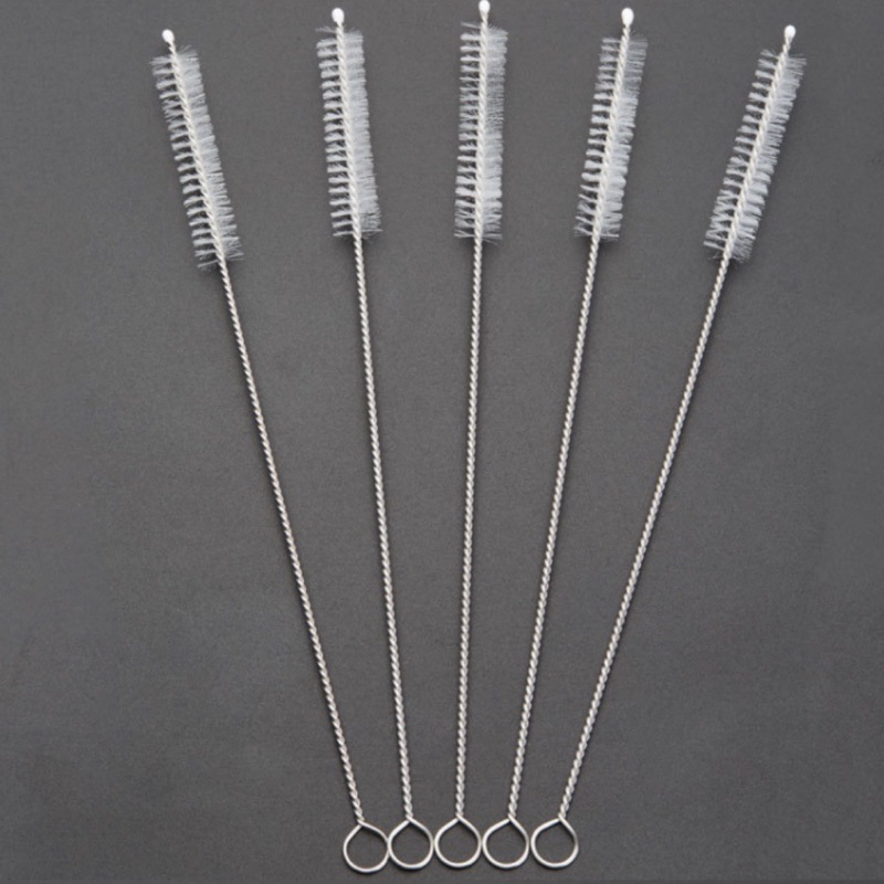 Stainless Steel Straw Brushed 304 Silver Straw Bottle Special Brush ...