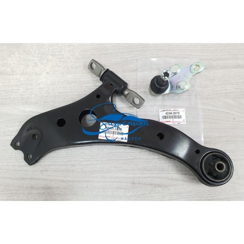 4 IN 1 SET-FRONT LOWER ARM/BALL JOINT- TOYOTA ALPHARD ANH10/MNH10/CAMRY ACV30/ESTIMA ACR30/MCR30 ...